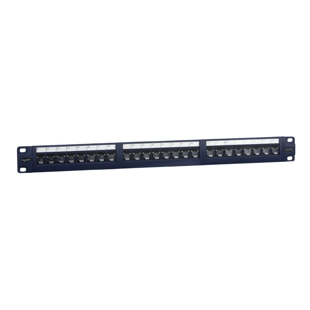 Schneider Actassi CAT6 UTP 24P 1U Straight Loaded Patch Panel Price in ...